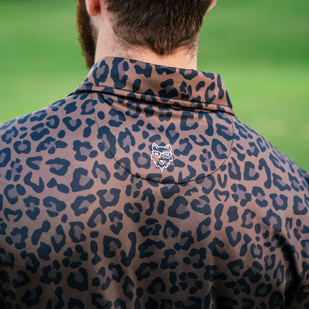 Cheetah Fade PerformanceButter Polo | The Pack Golf – The Pack Brand